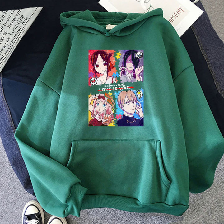 Chika Kaguya Yu Ishigami Hoodie Women Anime Kaguya Sama Love Is War ...
