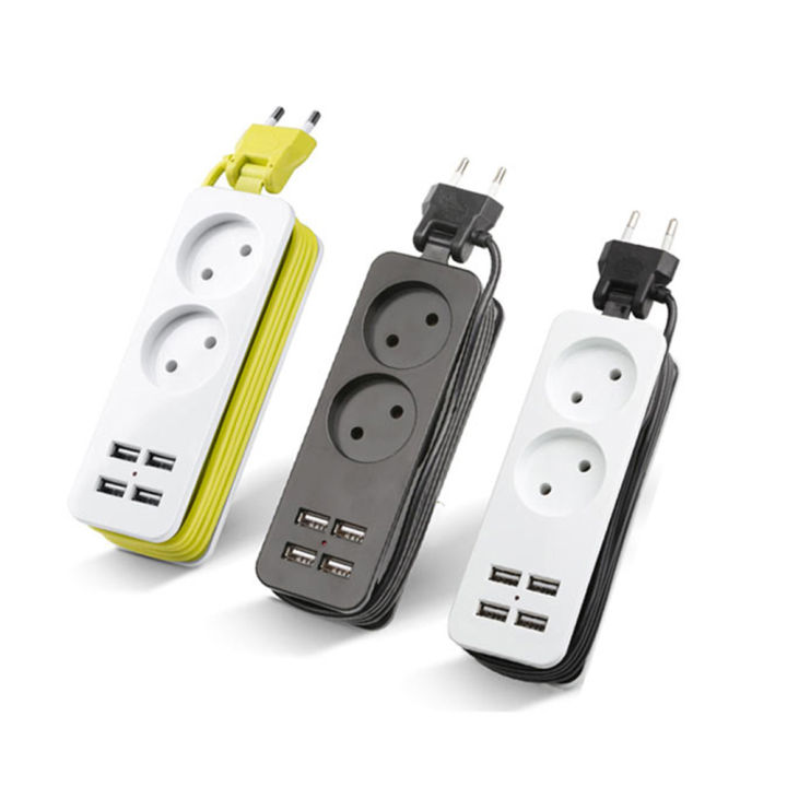 4.0/4.8 EU KC Plug Socket KR Plug Power Strip Portable Extension Socket ...