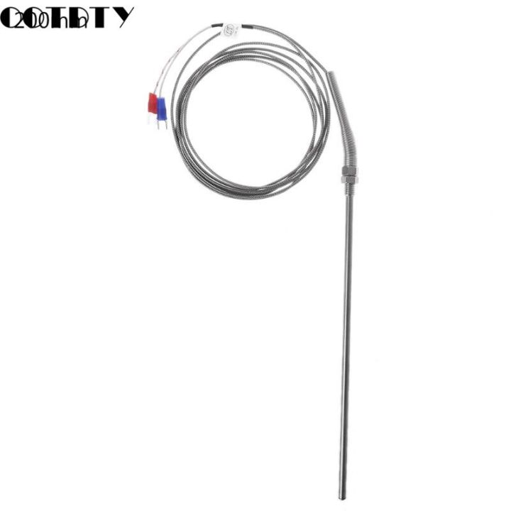 K type Thermocouple 2m Cable M8 Thread Temperature Sensor Probe 50mm ...