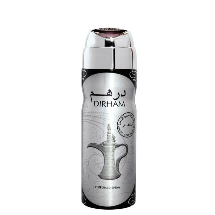 Dirham Silver Scent Body Spray 200ml / Dirham Silver 24 Hour Long ...