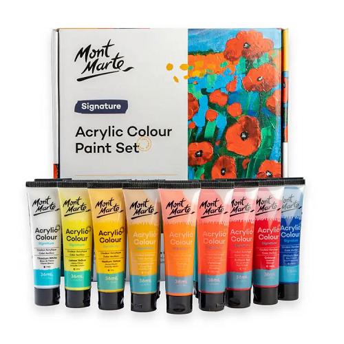Mont Marte Acrylic paints 18x36ml | Daraz.lk