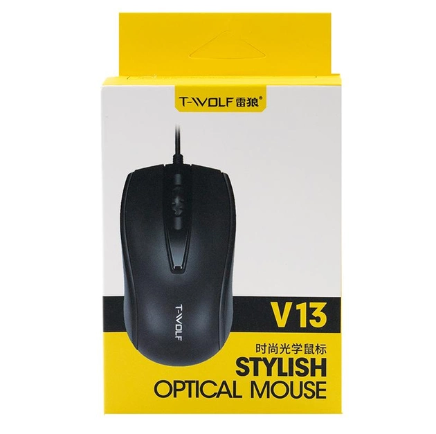 T WOLF V13 OPTICAL MOUSE | Daraz.lk