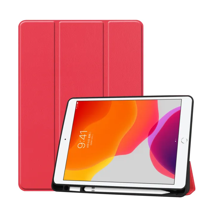 Smart Folding Case with Pencil Holder and Flap for Samsung Tab S7 ...