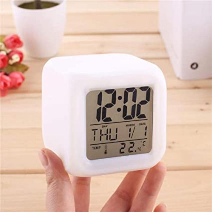 |RFL| Glowing LED Colour Changing Alarm Clock | Daraz.lk