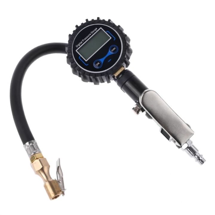 Digital Air Tyre Tire Inflator w/ Pressure Gauge 200PSI Chuck for t.u.k ...