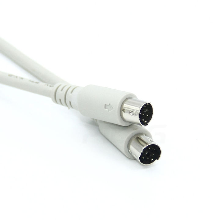 1.5m3m 5m Md8 Plug Connector S Terminal Mini Din 8 Pin Male To Male ...