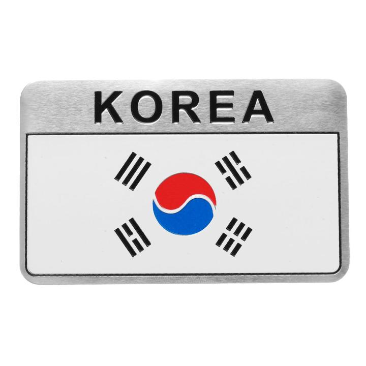 Car Sticker Flag Emblem Badge Decal Turkey/Sweden/Greece/Korea/Vietnam ...