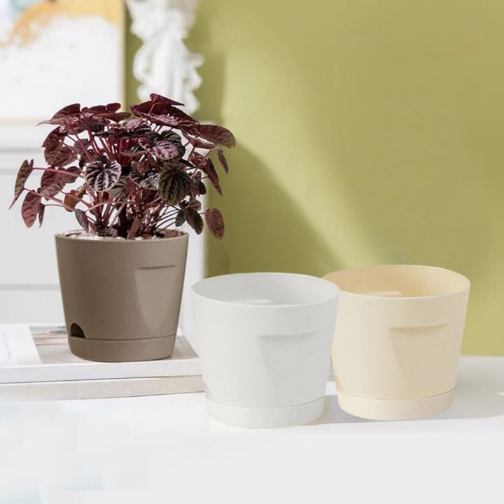 New Self Watering Lazy Pot Including Liner Garden Supplies Hydroponic ...