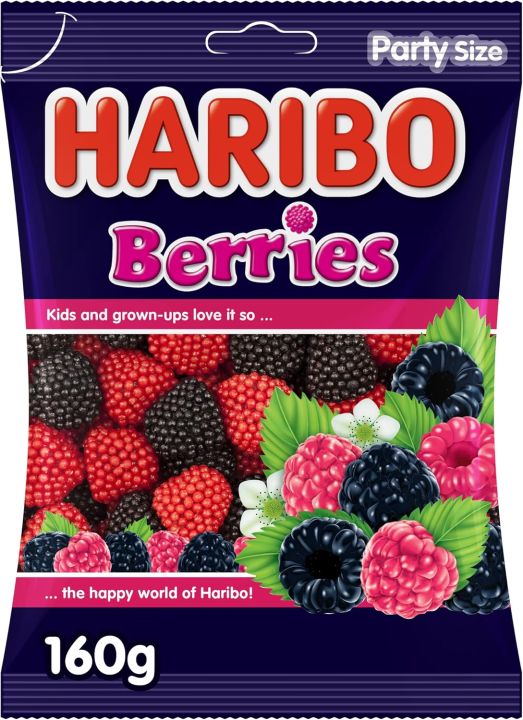 Haribo Berries Fruit Flavour Jelly Candy 160g (FROM DUBAI) SAM | Daraz.lk