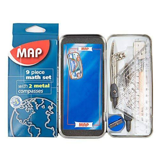 Map Mathematical Instrument Set Compass Box | Daraz.lk
