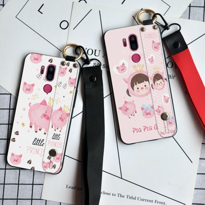 Neck Wrist Strap Case For LG Optimus G5 G6 G7 ThinQ Back Cover For LG ...