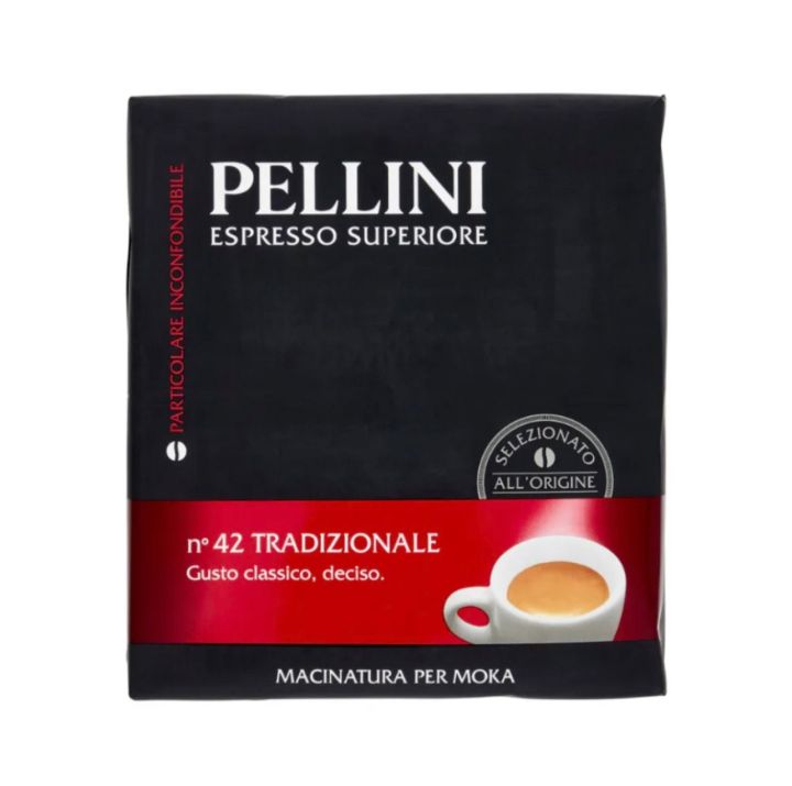 Pellini Espresso Superiore Gusto Classico Ground Coffee 250g Made in ...