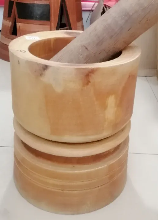handicraft,wooden mortar,wooden wangediya | Daraz.lk