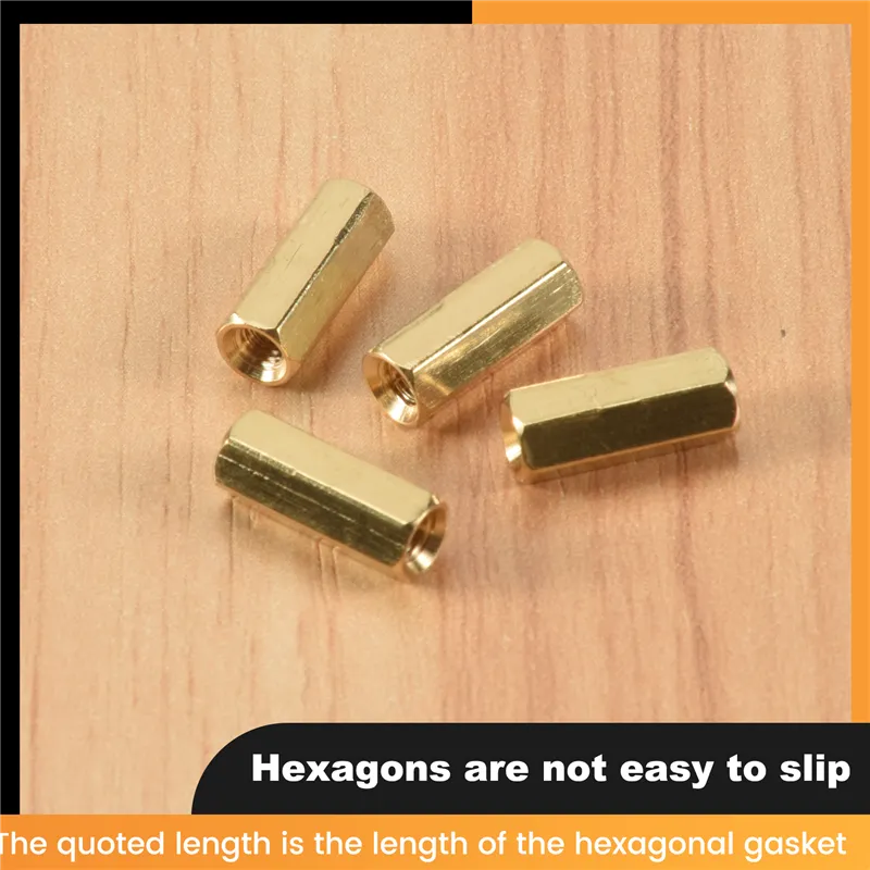 12mm Metal Hexagonal M3 Female Thread PCB Standoff Spacers 50 Pcs ...