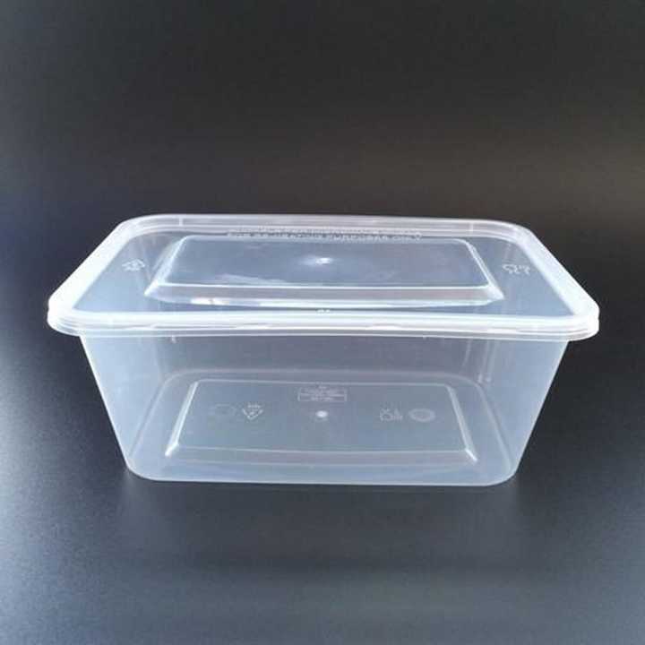 5Pcs Plastic Containers Tubs Clear With Lids Microwave Food Safe Takeaway Box 750ml | Daraz.lk