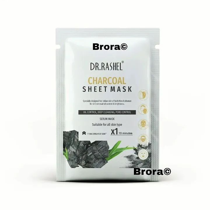 DR.RASHEL CHARCOAL SHEET MASK | Daraz.lk