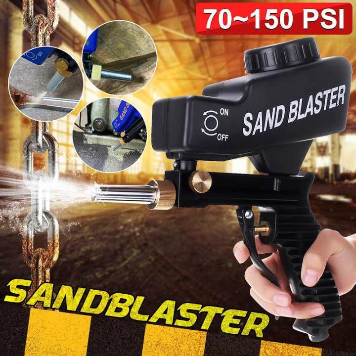 Portable Air Sandblaster 70-150 PSI Sandblasting Machine Device For ...
