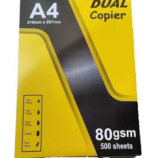 Dual Copier A4 Paper Pack 80GSM 500 sheets A4 Photocopy Papers | Daraz.lk