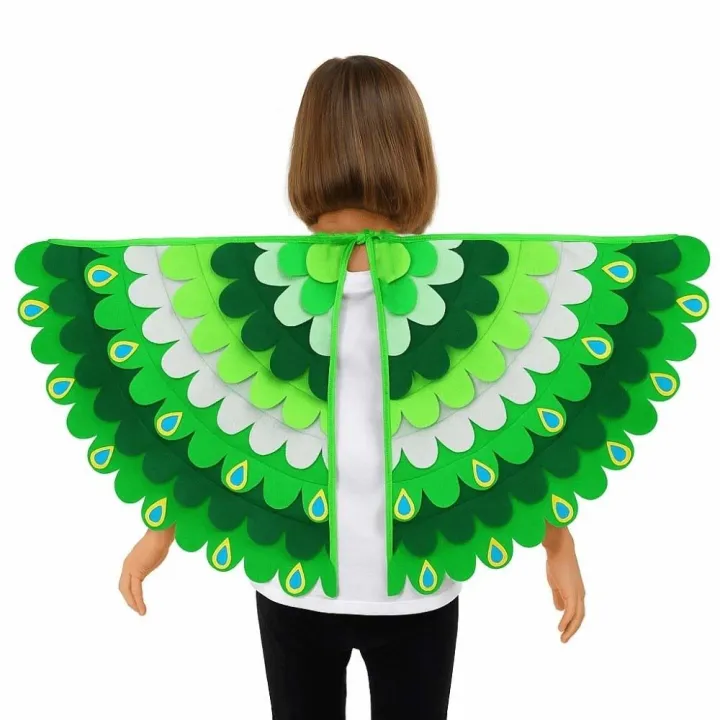 Creative Felt Cloth Halloween Cloak with Bird Wings Owl Halloween ...