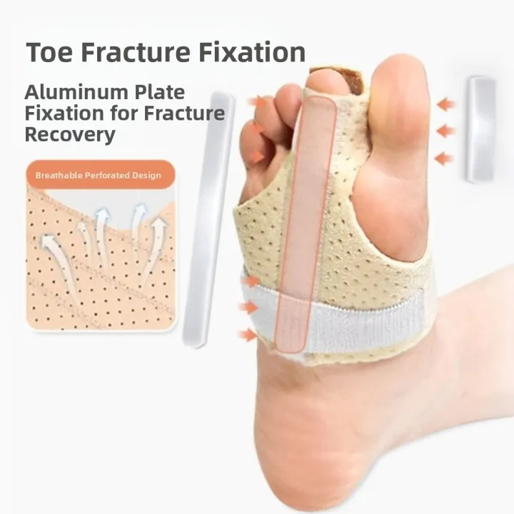 Toe Fix Strap Protector Adjustable Bunion Corrector Band Soft Metal ...