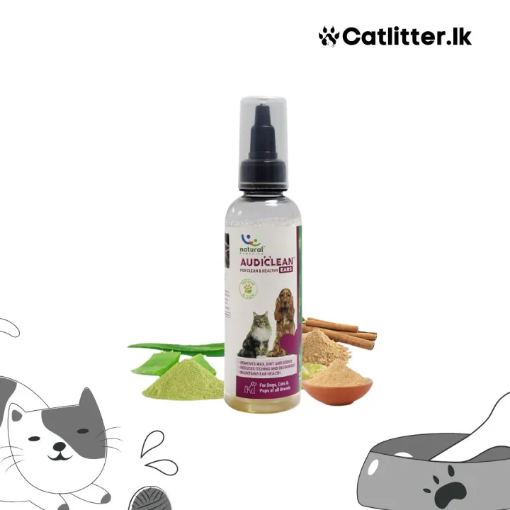 AUDICLEAN – Ear Cleaning Drops – Cats & Dogs (90ml) | Daraz.lk