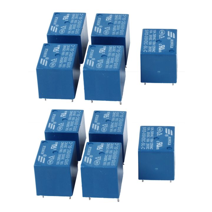 10 Piece 5V DC Mini Power Relay PCB Type Power Relay | Daraz.lk