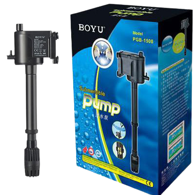 BOYU PGB-1500 Submersible Pump for fish tank, power head water pump ...