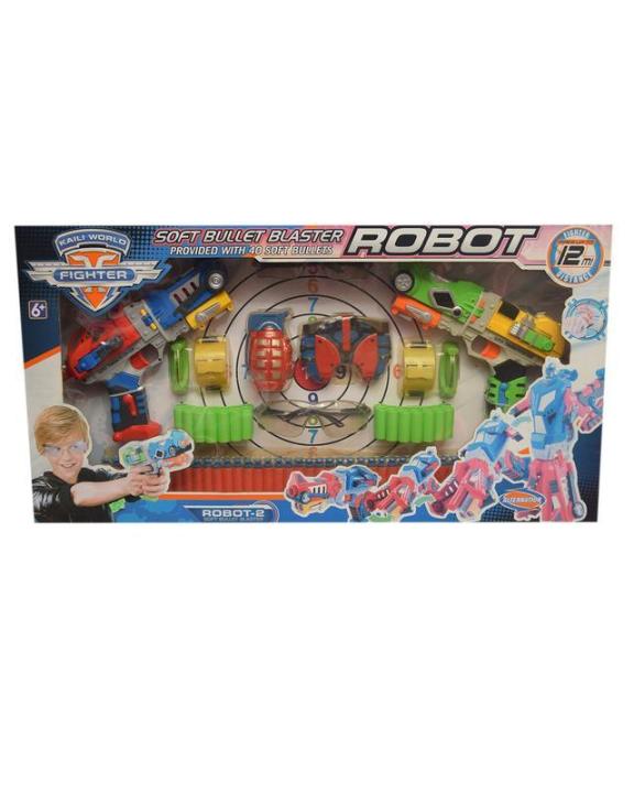 Soft Bullet Blaster Robot - Multi | Daraz.lk