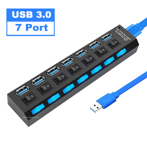 7-in-1 USB Hub: Efficient and Versatile Data Transfer | Daraz.lk