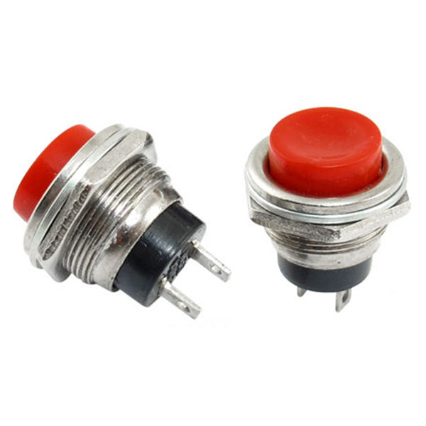 Metal Push Button Switch 2 PCS (Normal Open Momentary) | Daraz.lk