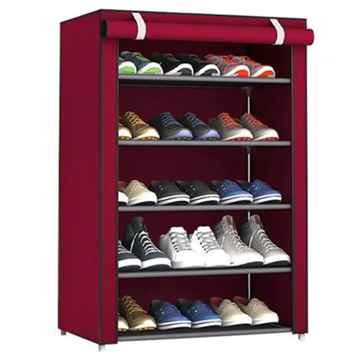 5 Layers Dust Proof Shoe Rack / 5 Layer Shoe Rack | Daraz.lk