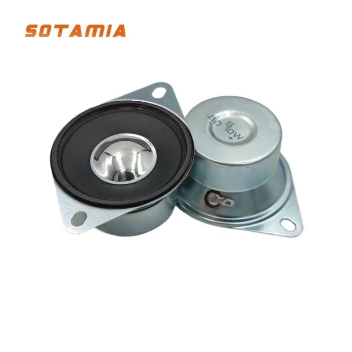 SOTAMIA 2Pcs 2 Inch Tweeter Audio Speaker Unit 8 Ohm 10W Treble Sound ...