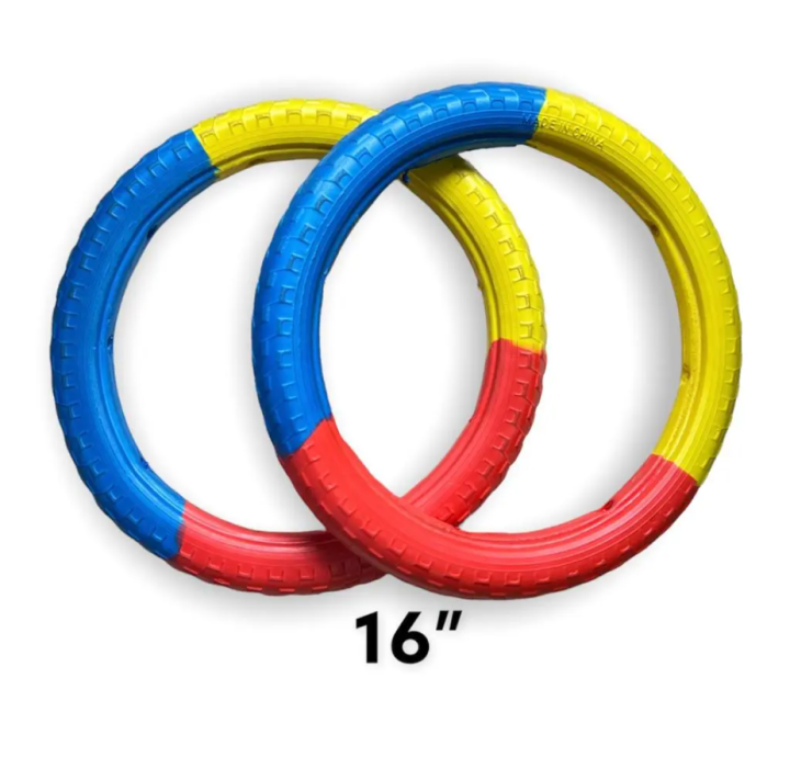 Kids Bicycle Tyre BMX EVA, 16-inch Size Colorful Full Foam Tyre | Daraz.lk