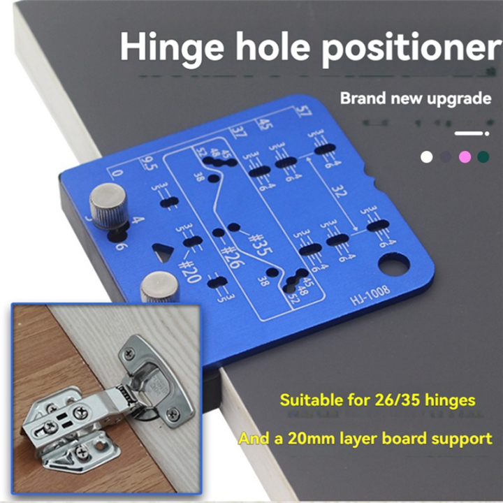Cabinet Door Hinge Jig Cabinet Hardware Jig Marking Template for 26 ...