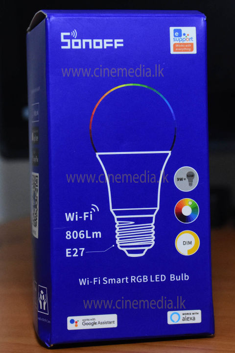 SONOFF Wi-Fi Smart LED Color Changing Bulb Sri Lanka - 9W – E27 Multi ...