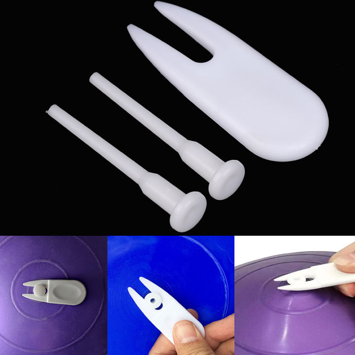 1Set Yoga Ball Air Plug With Stopper Remover Pullers Plastic Exercise ...