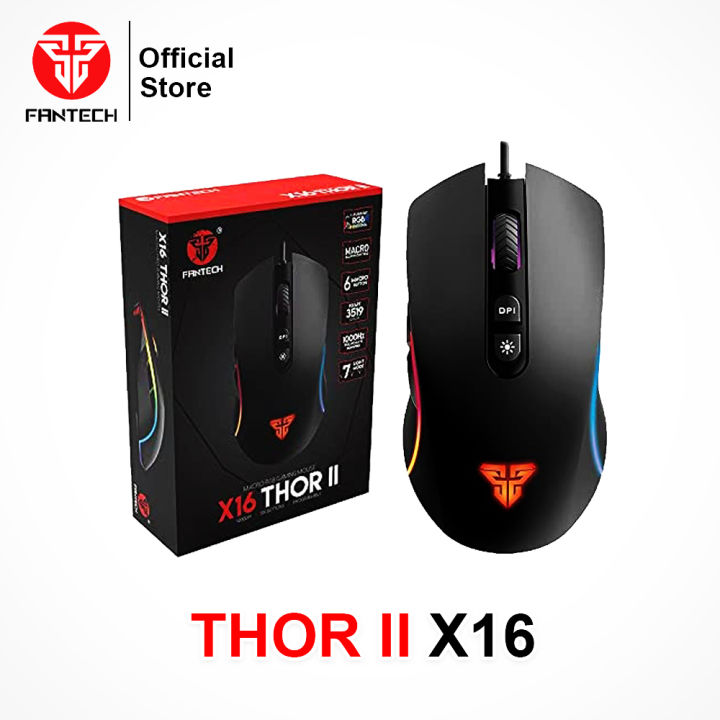 Fantech X16 Thor II macro RGB Gaming Mouse | Daraz.lk