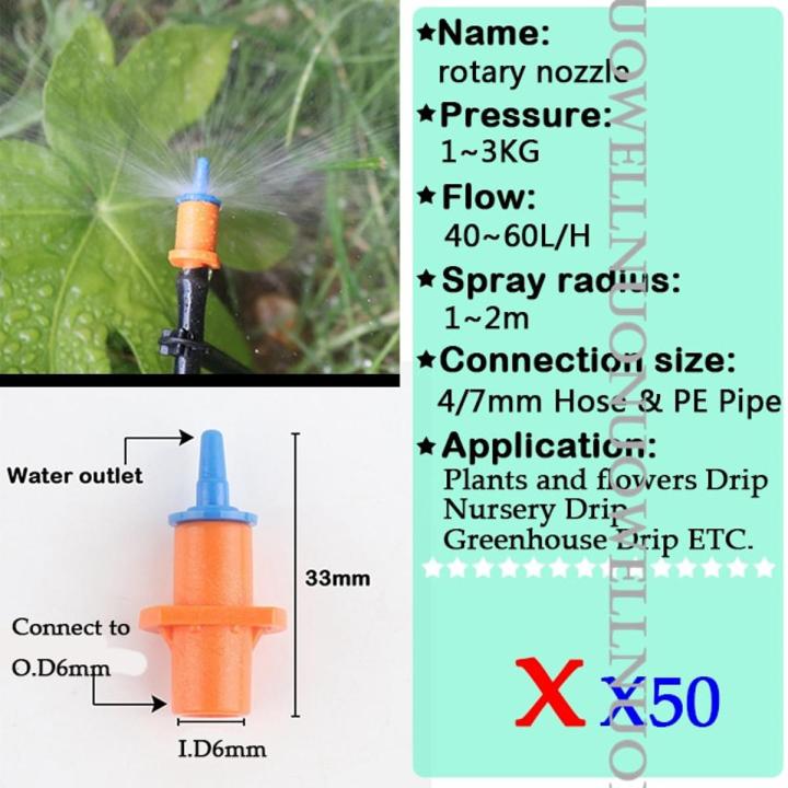 Greenhouse Irrigation Nozzle Watering Atomization Refracting Rotatable ...