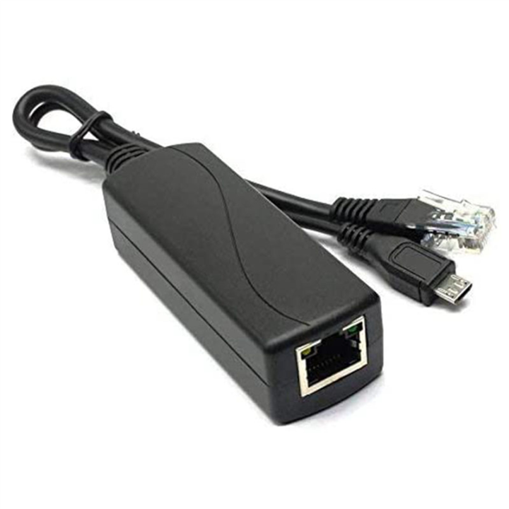 3X Micro-USB POE Splitter 48V to 5V2A/3A Mini USB Power Supply National ...