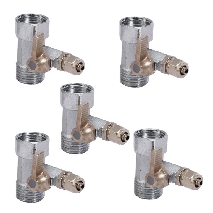 5X RO Feed Water Adapter 1/2 inch to 1/4 inch Ball Valve Faucet Tap ...