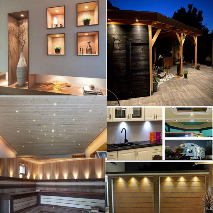 Mini LED Spotlight 1W IP65 Recessed Downlight Indoor 12V Dimmable Spot ...