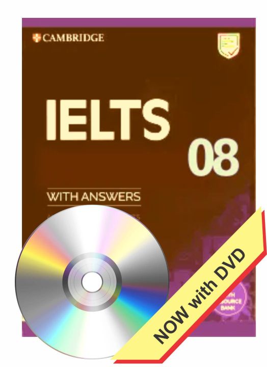 --With Audio DVD-- IELTS book 8 with answers | Daraz.lk