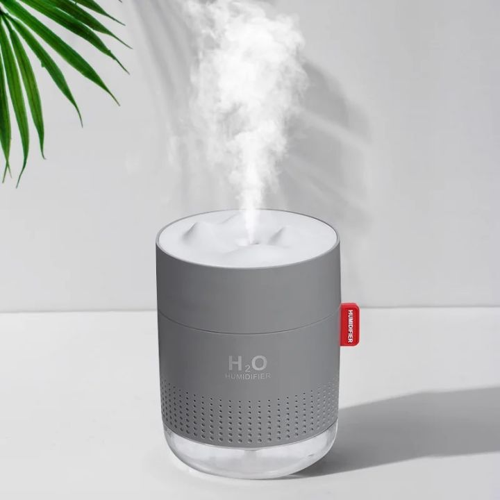 Ultrasonic Air Humidifier 500ML Snow Mountain USB Aroma Essential Oil ...