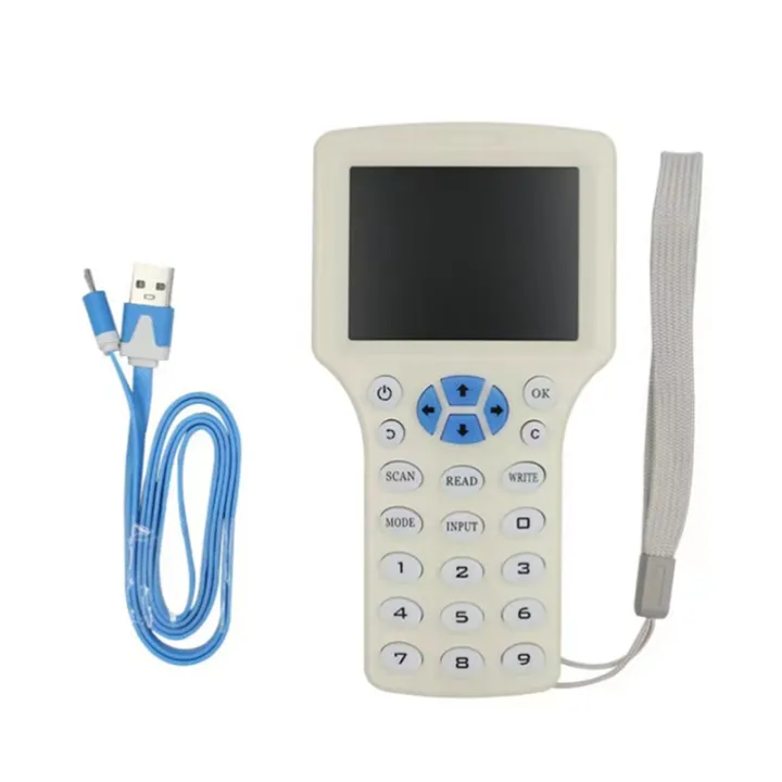 NFC Smart Card Programmer Card Reader 125KHz 13.56MHz Encrypted Decoder ...