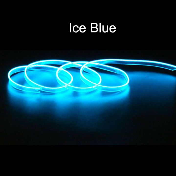 Car EL Wire LED Light Interior Neon Lighting Garland Wire Rope Tube ...