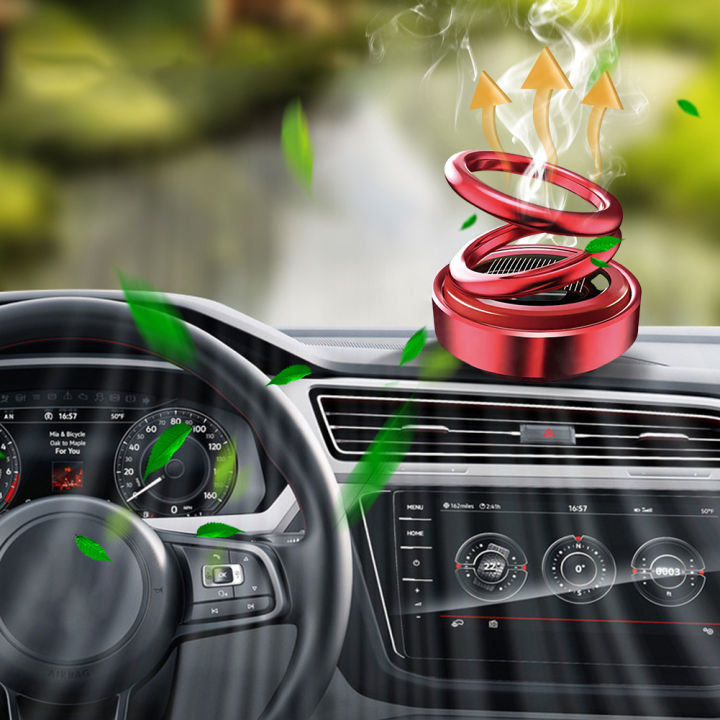 NEW Solar Energy Car Perfume Diffuser 360 Rotating Car Perfume ...