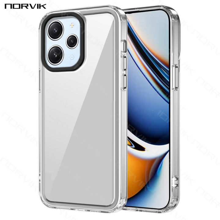 NORVIK For Xiaomi Redmi 12 Phone Case Full Protection Shockproof Shell ...