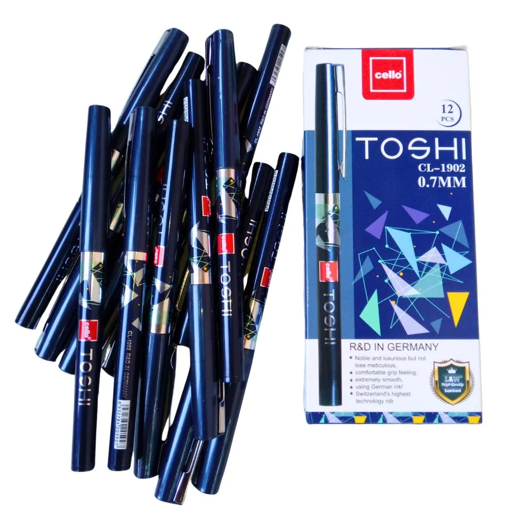 Hight-Quality Signature Pen 12 pcs Pack - Blue Color | Daraz.lk