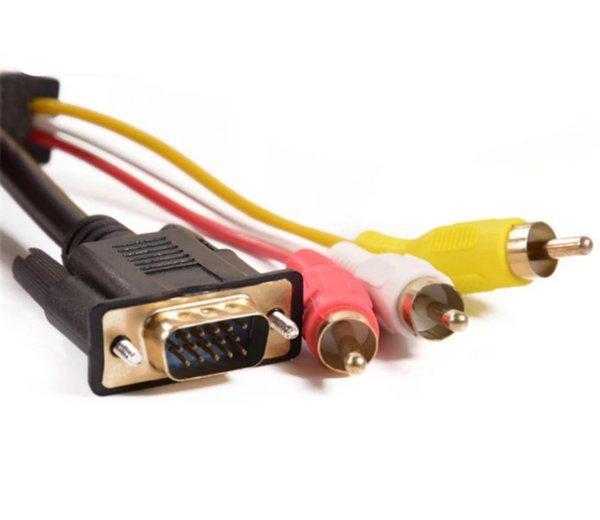 VGA to 3RCA Cable – High-Quality Video Converter Cable for PC & TV ...