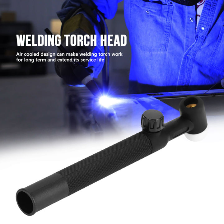 WP-17V Tig Welding Torch Flexible Head Body with Valve Air Cooled Tig ...